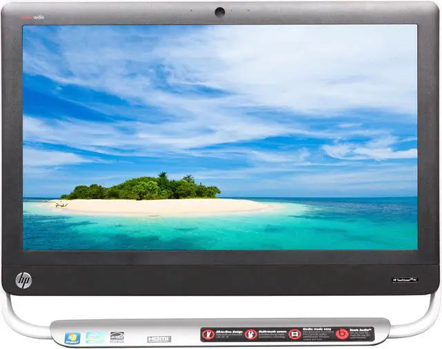 Open Box: HP All-in-One PC TouchSmart 520-1070 (QP792AA#ABA) Intel Core ...