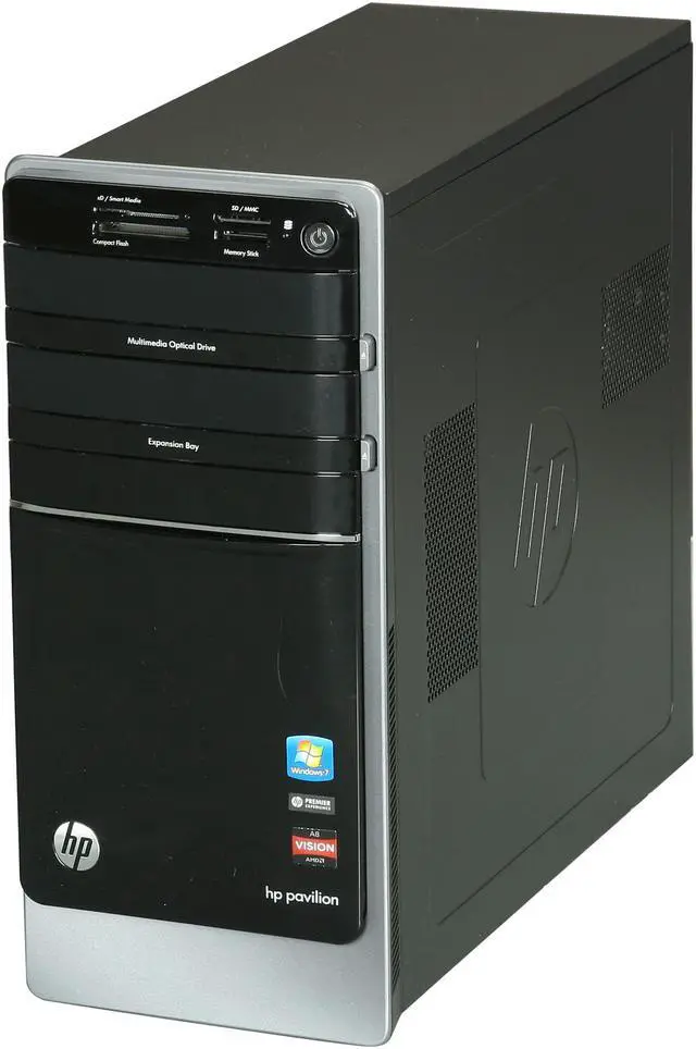 Open Box: HP Desktop PC Pavilion p7-1225 (QW839AA#ABA) AMD A8-3820 8GB ...