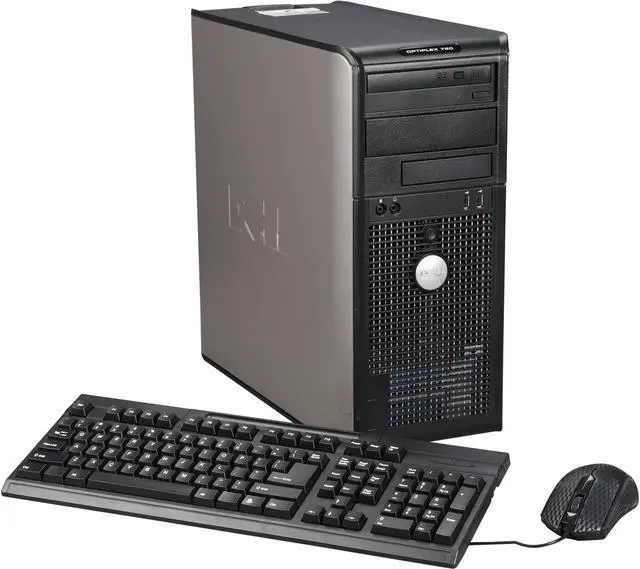 Refurbished: DELL Desktop Computer OptiPlex 760 Core 2 Quad 2.40 GHz 4 ...
