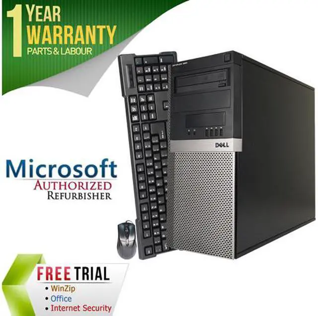 Refurbished: DELL Desktop Computer 980 16GB DDR3 320GB HDD Windows 7 ...