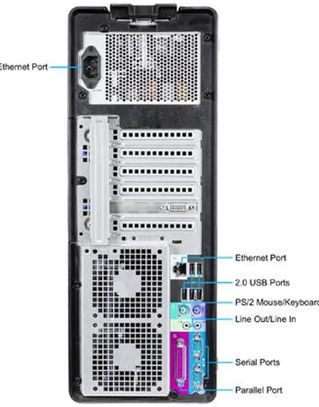Refurbished: DELL Desktop Computer 490 3.00GHz 4 GB 250GB HDD Windows ...