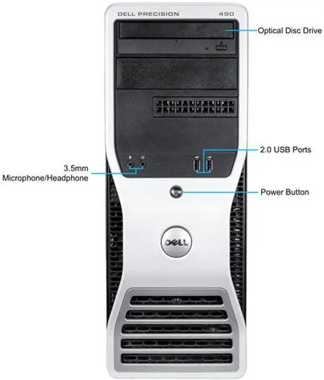 Refurbished: DELL Desktop Computer 490 3.00GHz 4 GB 250GB HDD Windows ...