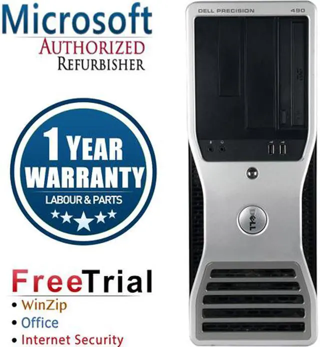 Refurbished: DELL Desktop Computer Precision 490 Intel Xeon 5130 4GB ...