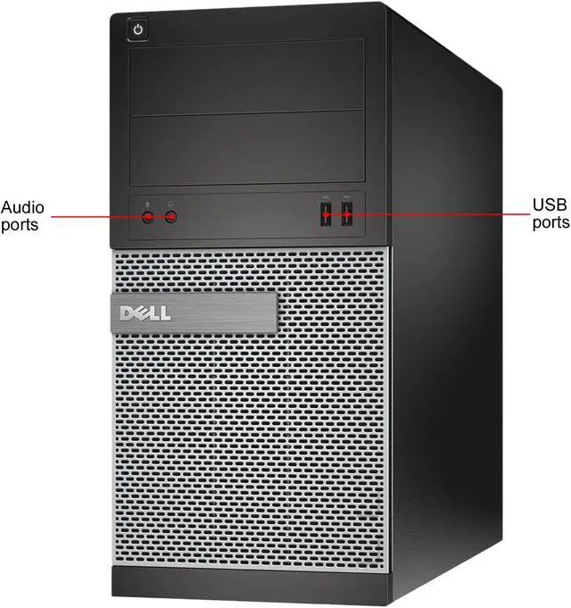 Refurbished: DELL Desktop Computer OptiPlex 3010 Intel Core i3-3220 4GB DDR3 250GB HDD Windows ...