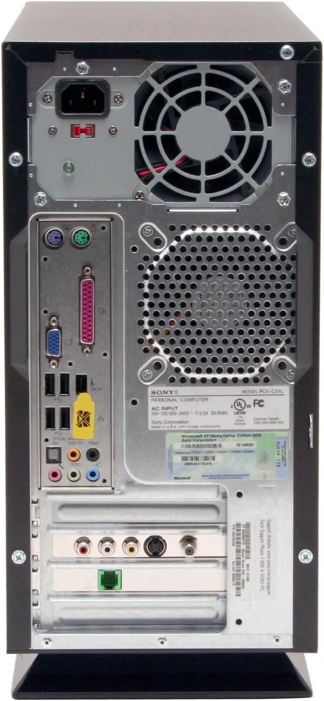 Open Box: Sony Desktop PC VAIO VGC-RB60G Intel Pentium D 920 1GB DDR ...