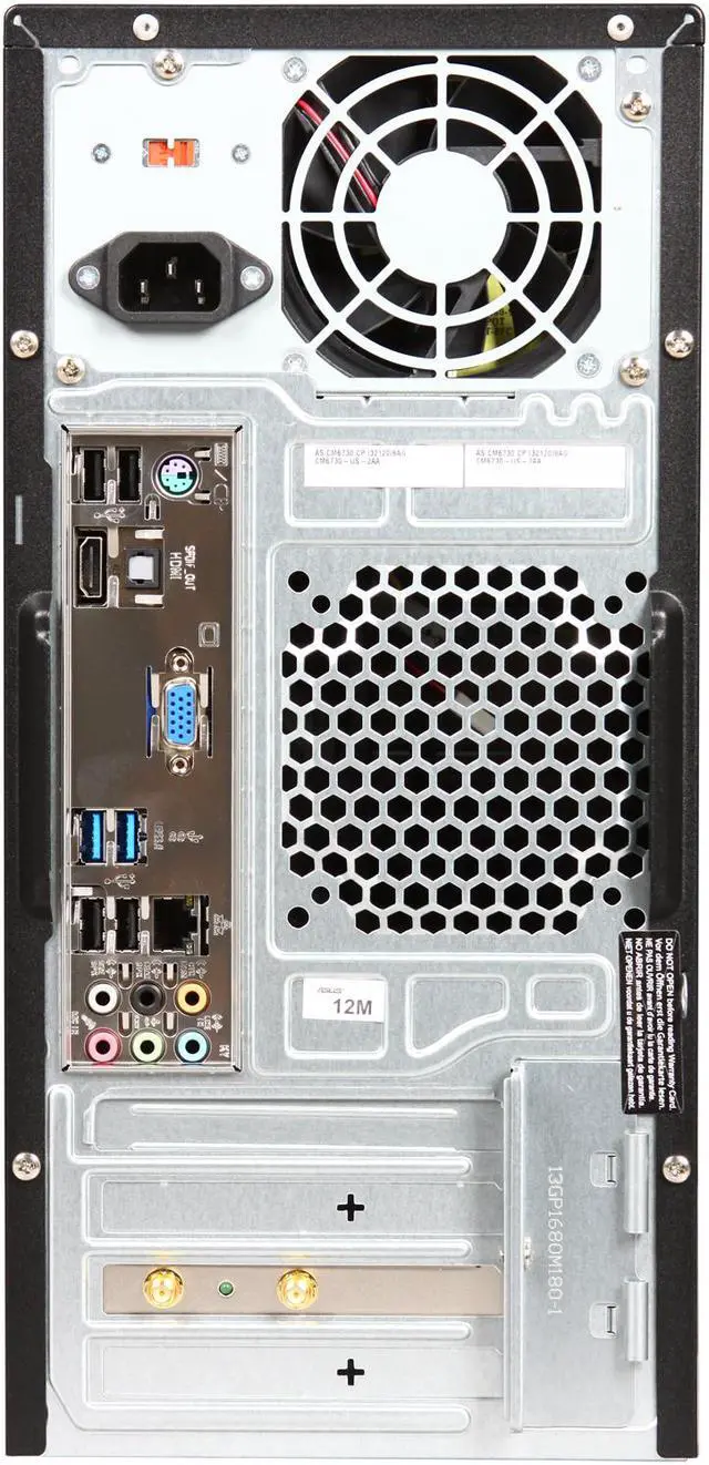 Open Box: ASUS Desktop PC Essentio CM6730-US-2AA Intel Core i3-2120 4GB ...
