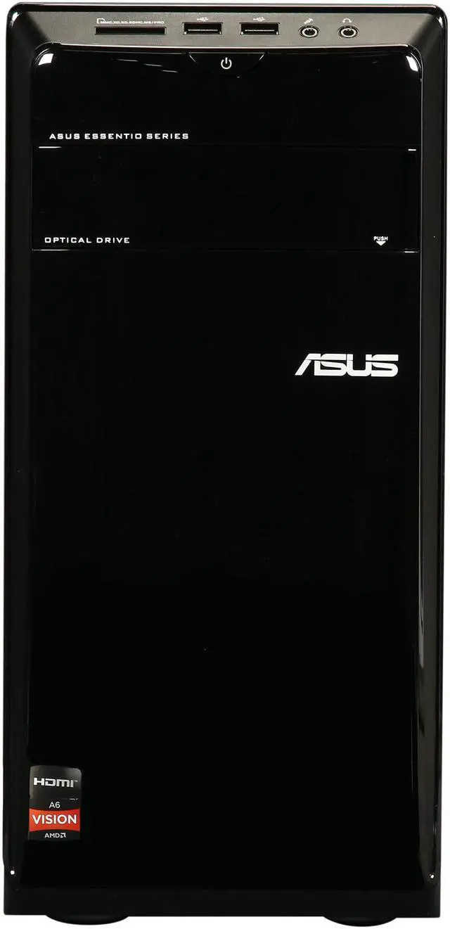 ASUS Desktop PC CM1735-US006S AMD A6-3620 4GB DDR3 1TB HDD AMD Radeon ...