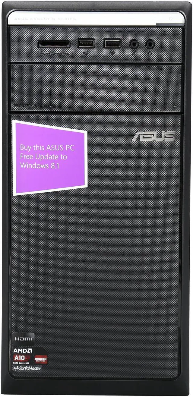 ASUS Desktop PC A-Series Standard Memory 8 GB Memory Technology DDR3 ...