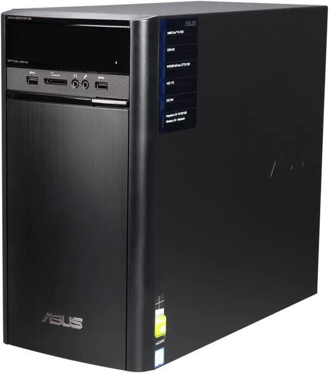 Open Box: ASUS VivoPC K31CD Desktop Computer, Intel Core i5 3.0GHz ...