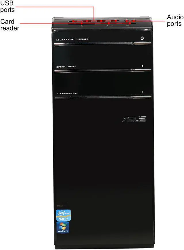 Refurbished: ASUS Desktop Computer CM6850-01 Intel Core i7-2600 8GB ...