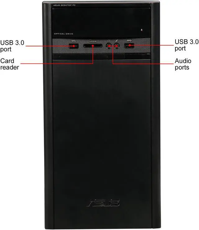 Refurbished: ASUS Desktop Computer K31CD-AB51 Intel Core i5-6400 8GB ...