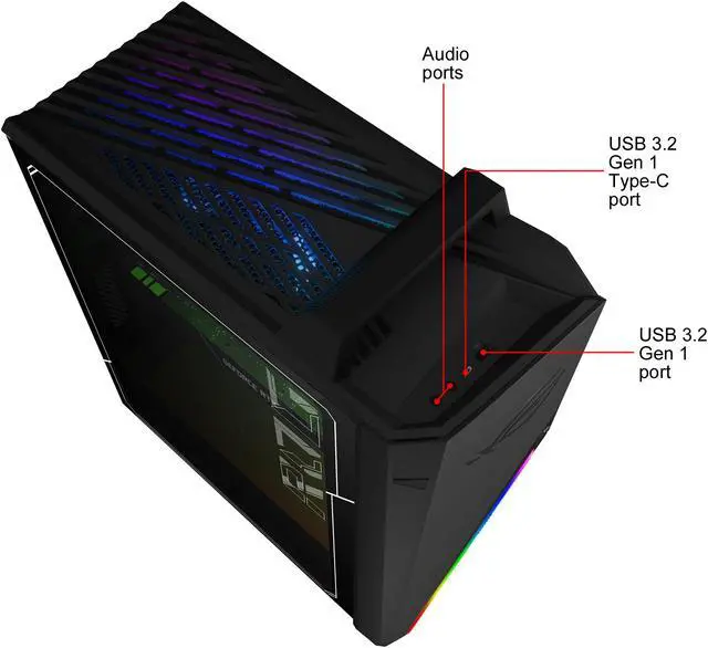 ASUS Gaming Desktop ROG Strix Ryzen 7 3rd Gen 3700X - Newegg.com