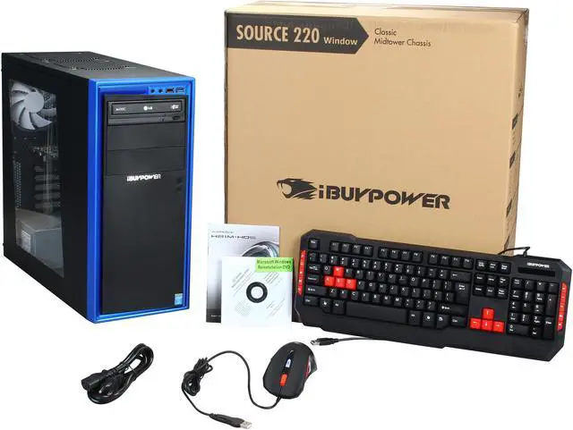 Open Box: iBUYPOWER Desktop PC Source NE303i Intel Core i5-4460 8GB ...