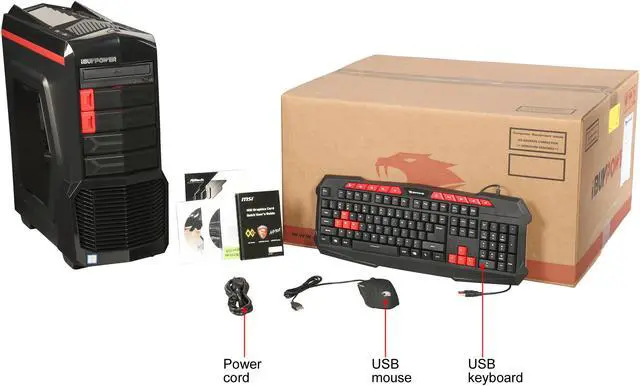 Open Box: iBUYPOWER Battlebox Essential Desktop PC NE2101Ai Intel Core ...