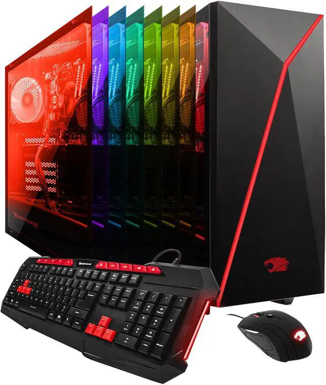 iBUYPOWER Desktop Computer NE8150A AMD Ryzen 5 1600X 16GB DDR4 1TB HDD ...