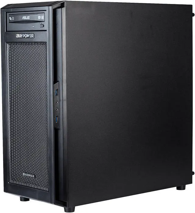 iBUYPOWER Desktop Computer NE151TR5 AMD Ryzen 5 1500X 8GB DDR4 2TB HDD ...