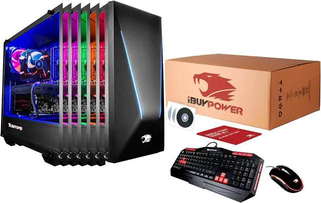 iBUYPOWER Gaming Desktop Trace 048i Intel Core i5-9600K 16GB DDR4 1TB ...