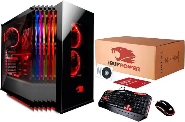 iBUYPOWER Gaming Desktop Element 045iV2 Intel Core i7-9700K 32GB DDR4 ...