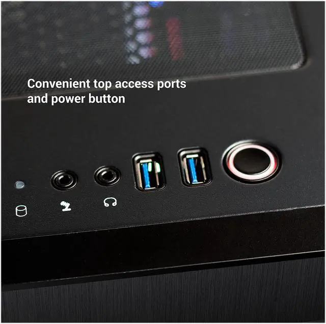 iBUYPOWER Gaming Desktop Trace2 Pro131A AMD Ryzen 5 1600 8GB DDR4 240GB ...