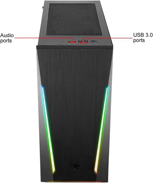 iBUYPOWER Gaming Desktop Trace2 Pro131A AMD Ryzen 5 1600 8GB DDR4 240GB ...