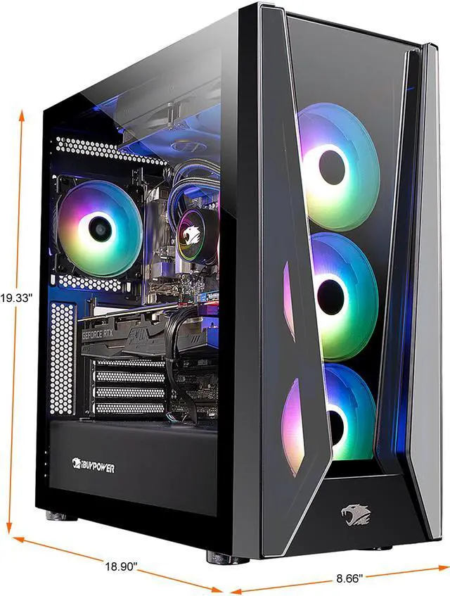 iBUYPOWER Gaming Desktop Trace5MR 177i Intel Core i9-11900KF 16GB DDR4 ...
