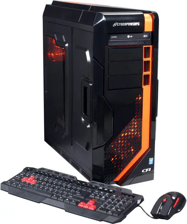 CyberpowerPC Desktop PC Zeus EVO Thunder 410LQ Intel Core i7-4790K 16GB ...