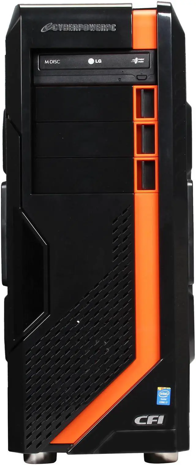 CyberpowerPC Desktop PC Zeus EVO Thunder 410LQ Intel Core i7-4790K 16GB ...