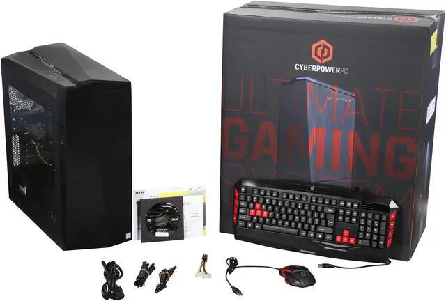 CyberpowerPC Desktop PC GXS111 Intel Core i5-6402P 8GB DDR4 1TB HDD ...