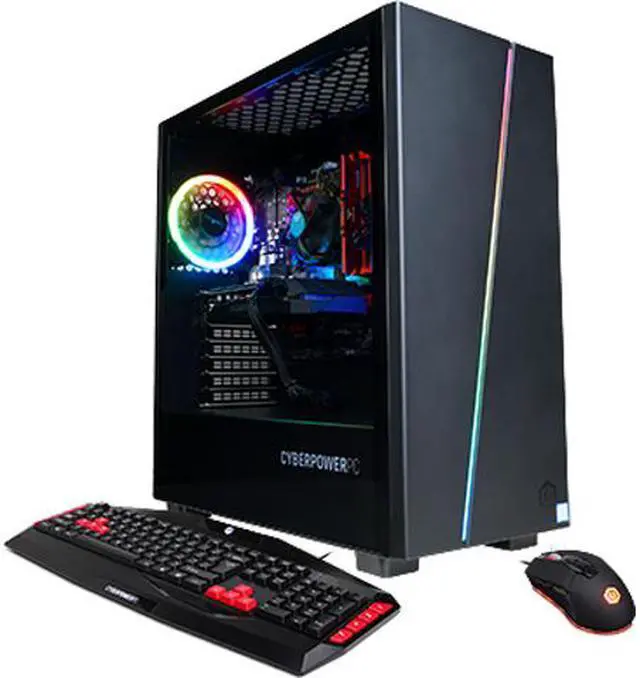 CyberpowerPC Gaming Desktop Gamer Xtreme 99003 Intel Core i5-9400F 8GB DDR4 2TB HDD 240GB SSD ...