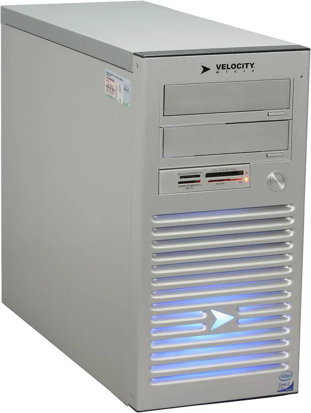 Velocity Micro Desktop PC Edge Mx115 Intel Core 2 Quad Q6600 4GB DDR2 ...
