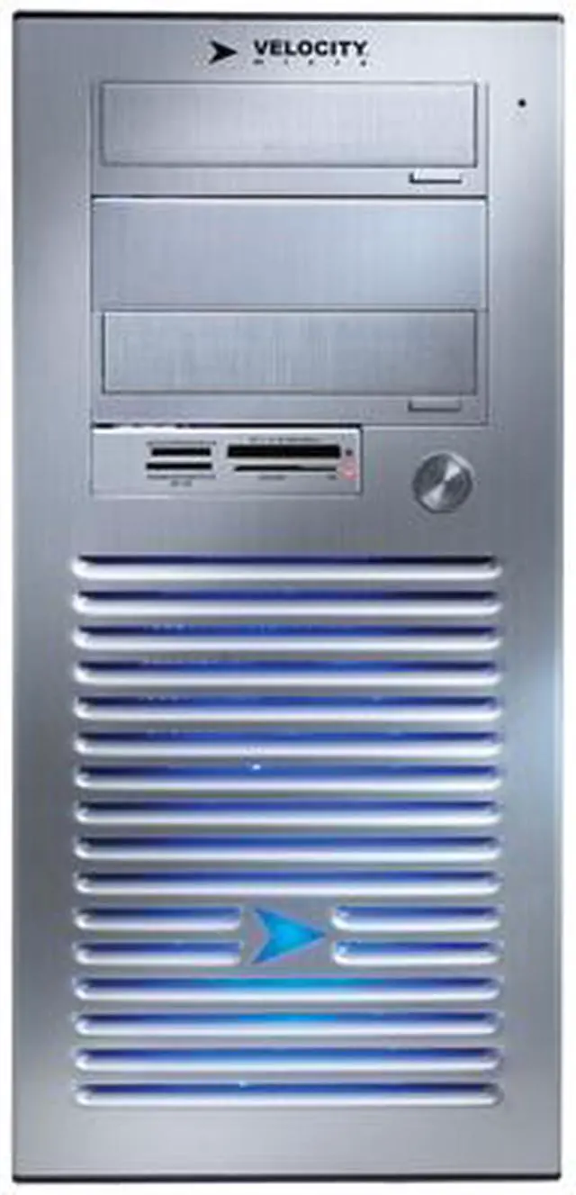 Velocity Micro Desktop PC Edge GX335SILVER Intel Core 2 Quad Q9550 6GB ...