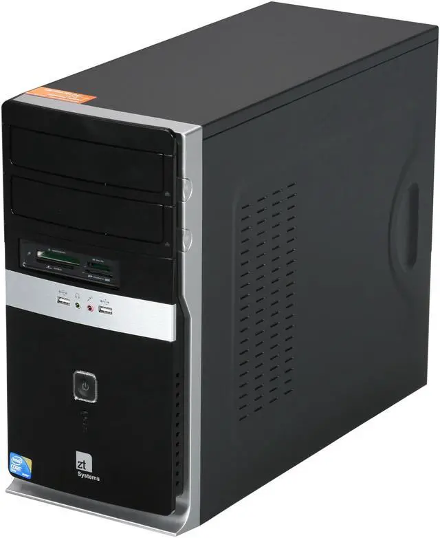 ZT Desktop PC Affinity 7330Mi-40 Intel Core 2 Quad Q8300 4GB DDR2 500GB ...
