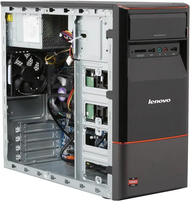 Lenovo Desktop PC H415 (57308959) AMD A6-3650 6GB DDR3 1TB HDD AMD ...