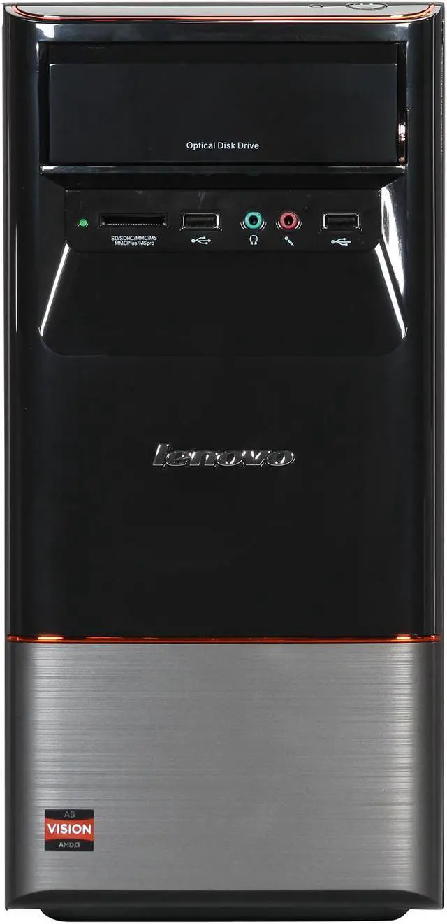 Lenovo Desktop PC H415 (57308960) AMD A8-3850 8GB DDR3 1TB HDD AMD ...