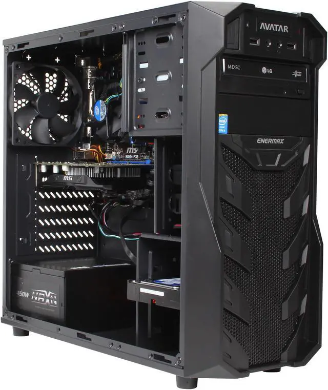 Avatar Desktop PC Gaming I5-4525 Intel Core i5-4590 8GB DDR3 1TB HDD ...