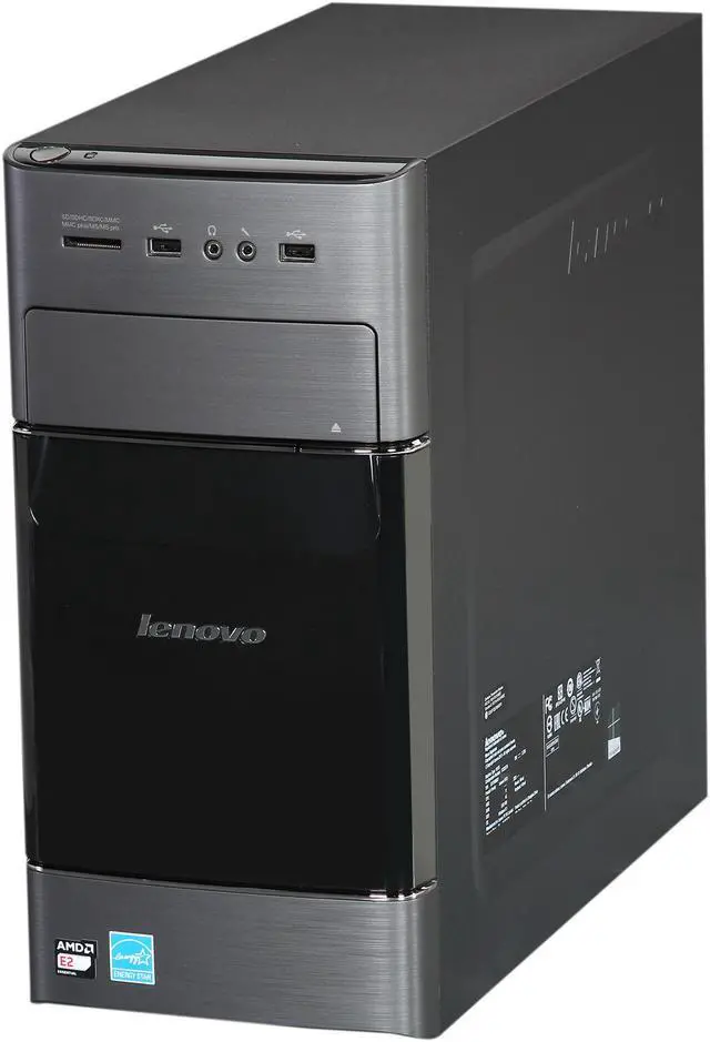 Lenovo Desktop PC H515 57323776 AMD E2-3800 4GB DDR3 1TB HDD AMD Radeon HD 8280 Windows 8.1 ...
