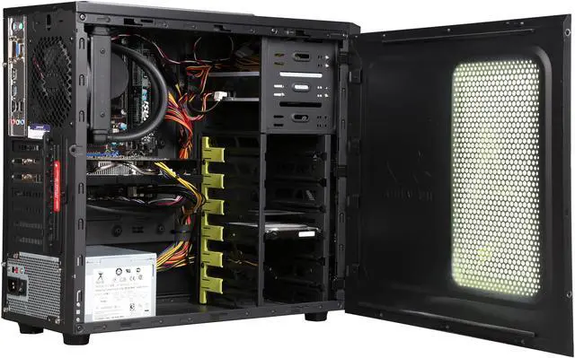 Open Box: CybertronPC Desktop PC Unleashed-R7 (Green) FX-6000 Series FX ...