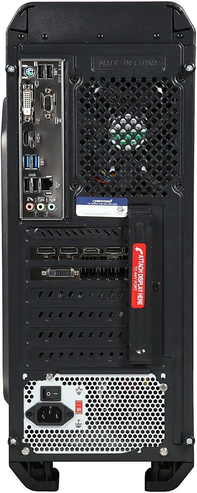 CybertronPC Desktop Computer Rhodium GTX960 (Green) AMD FX-Series FX ...