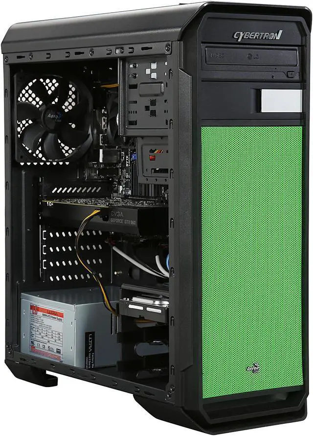 CybertronPC Desktop Computer Rhodium GTX960 (Green) AMD FX-Series FX ...
