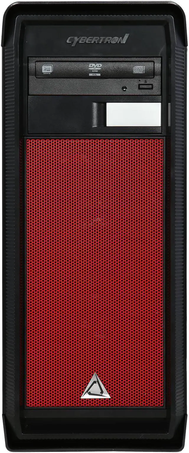 CybertronPC VR Ready Gaming Desktop PC Titanium-1080X (Red) Intel Core ...