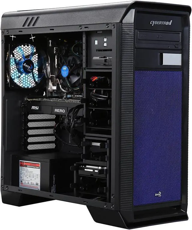 CybertronPC Desktop PC Titanium-1070 Intel Core i7-6700 32GB DDR4 1TB ...