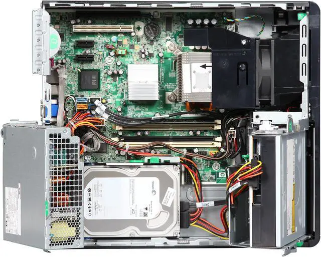Refurbished: HP Desktop PC DC5800 Intel Core 2 Duo E8400 2GB 80GB HDD ...
