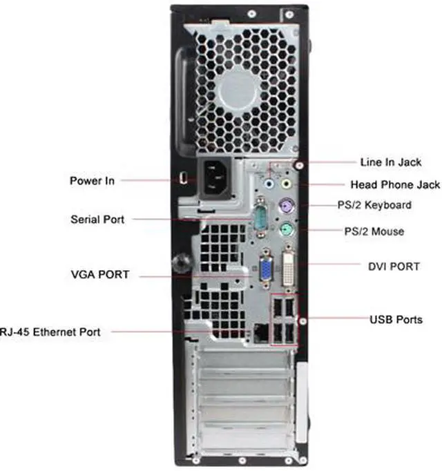 Refurbished: HP Desktop Computer 4000 Pro Intel Pentium E5800 2GB DDR3 ...