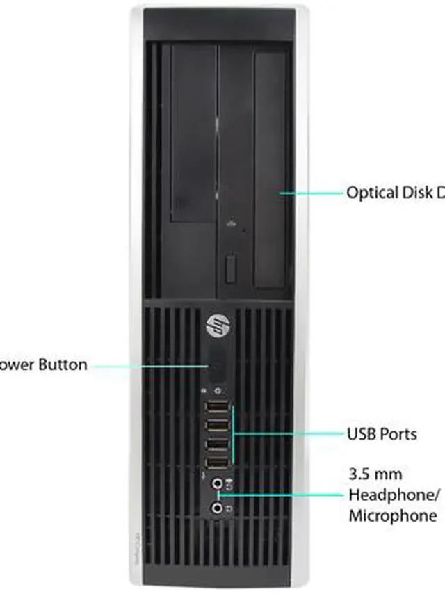 Refurbished: HP Desktop Computer 6000 4 GB 1TB HDD Windows 10 Pro 64 ...