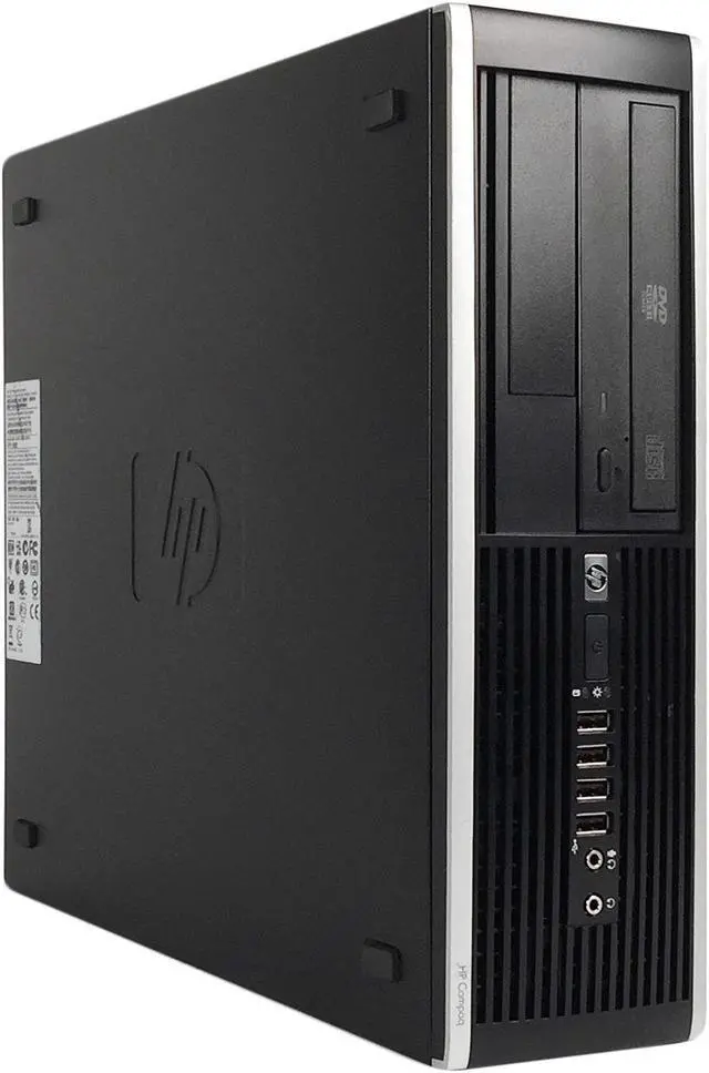 Refurbished: HP Desktop Computer Elite 8000-SFF Intel Core 2 Duo E8400 ...