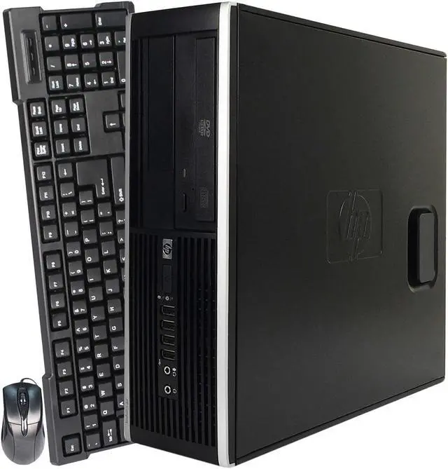 Refurbished: HP Desktop Computer Elite 8000-SFF Intel Core 2 Duo E8400 ...