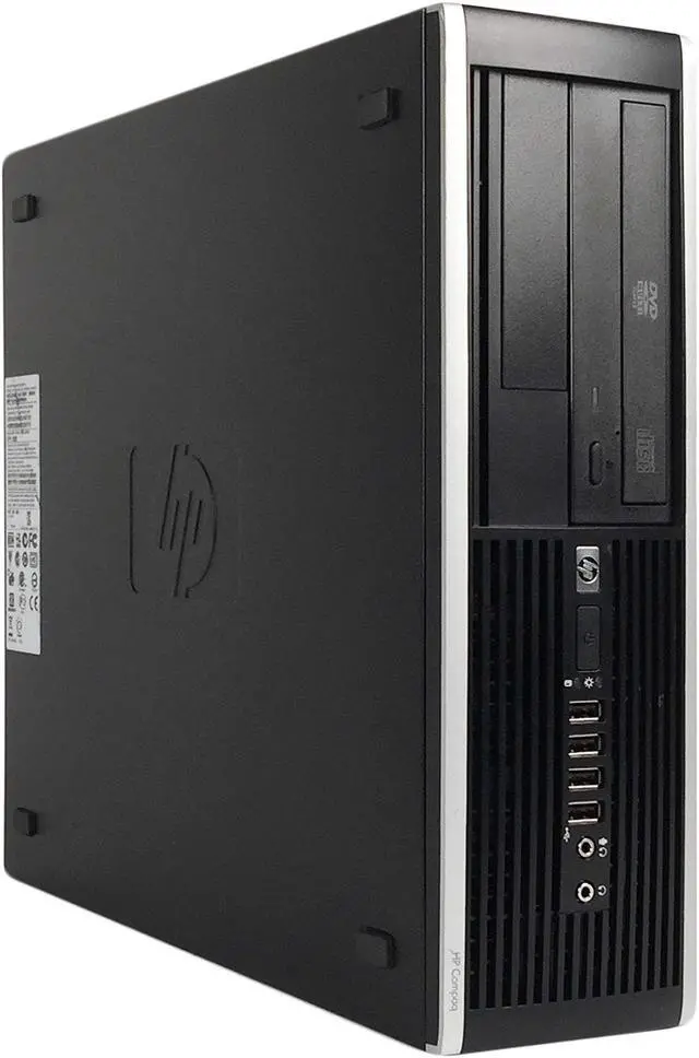 Refurbished: HP Desktop Computer Elite 8000-SFF Intel Core 2 Duo E8400 ...