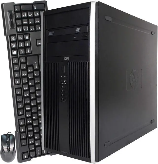 Refurbished: HP Desktop Computer Elite 8000-Tower Intel Core 2 Duo ...
