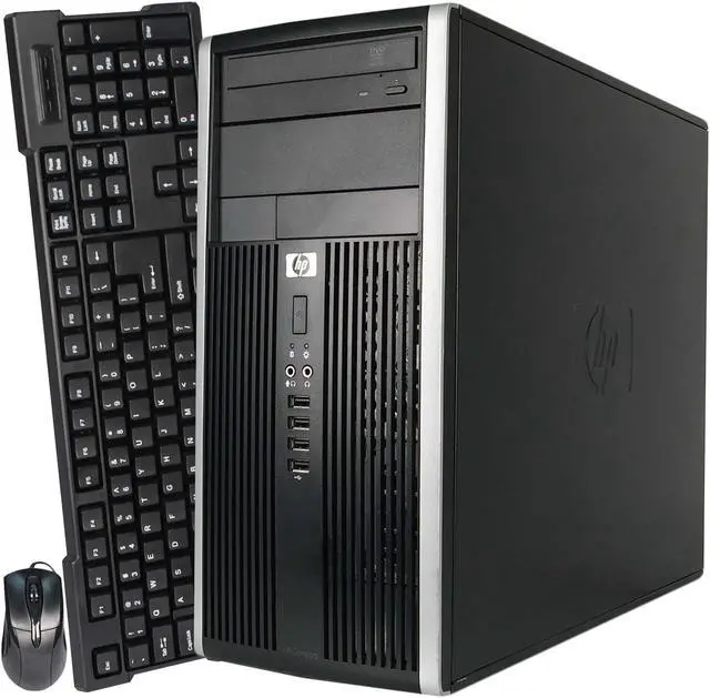 Refurbished: HP Desktop Computer 6000 Pro-Tower Intel Core 2 Quad Q8200 ...