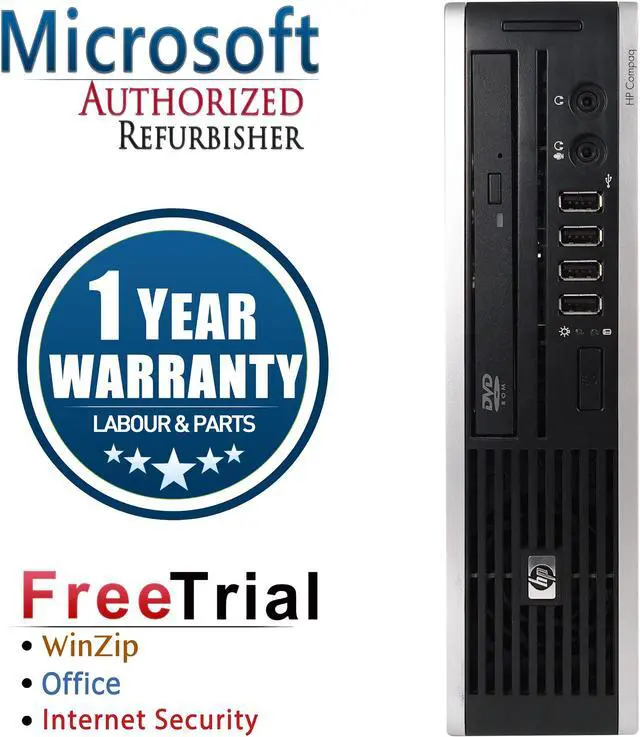 Refurbished: Refurbished HP Compaq 8000 Elite PC USFF Intel Core 2 Duo ...